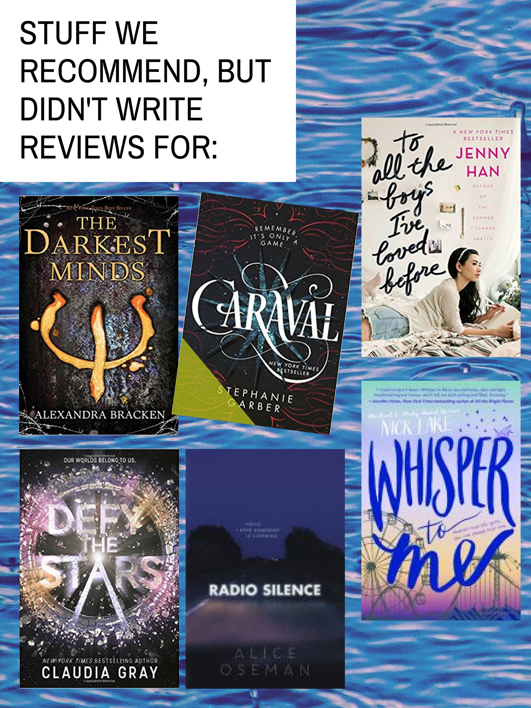 Teens Recommend…April TCC Book Selections – Books and Beyond